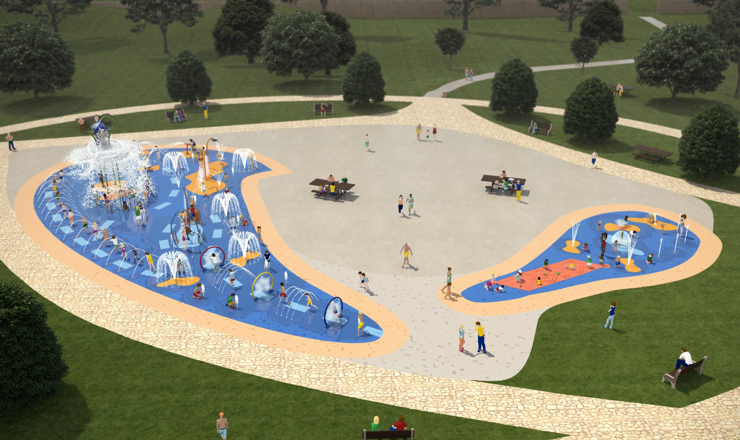 Splash n Play Willen Lake - Ustigate Waterplay