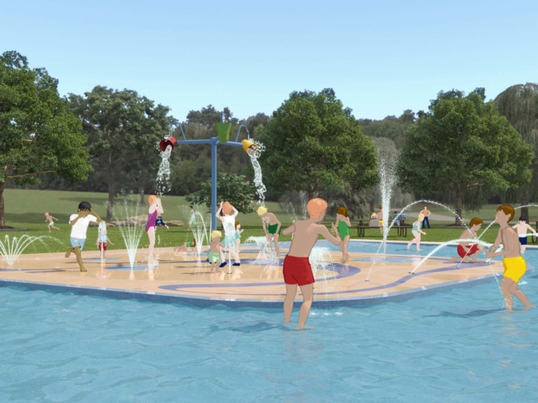 Swanley Park Pool & Splash Pad - Ustigate Waterplay
