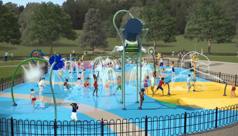 Clissold Park Splash Pad - Ustigate Waterplay